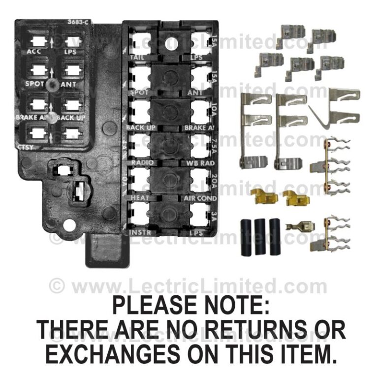 FUSE BLOCK REPAIR KIT - Lectric Limited